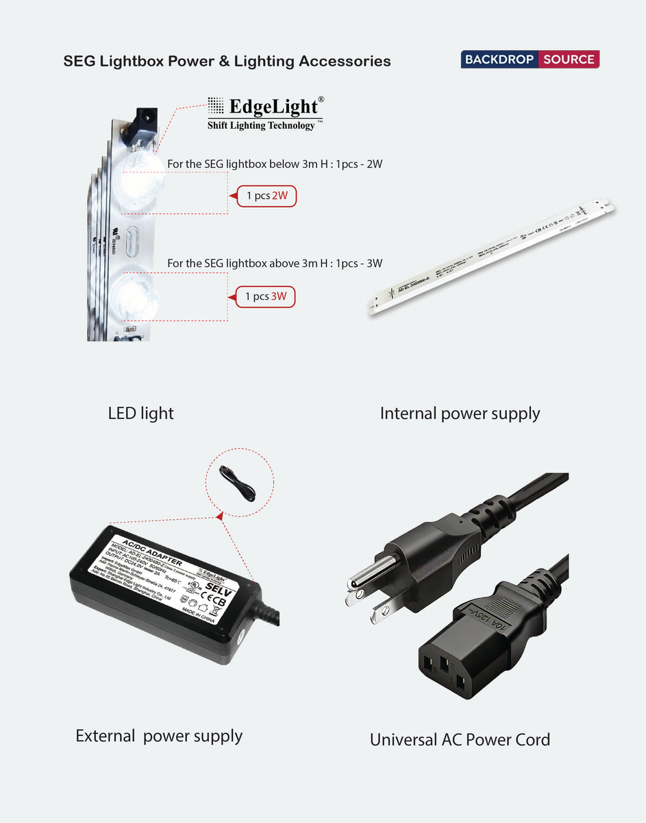 SEG Fabric LED Light Box Germany | 1m x 2m Backlit Display ...